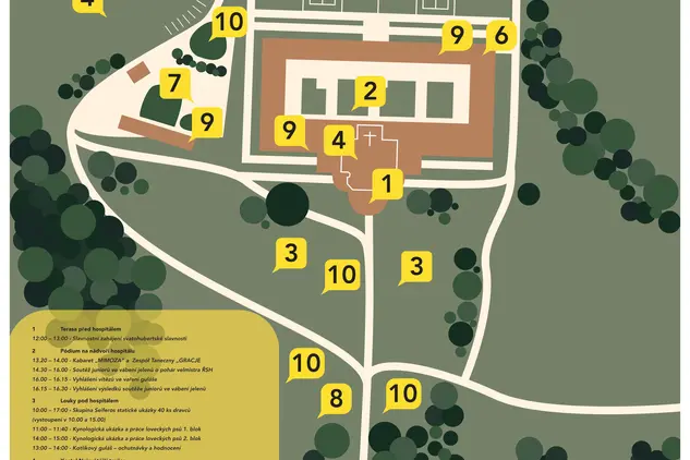 Svatohubertské slavnosti na Kuksu - Hospital Kuks